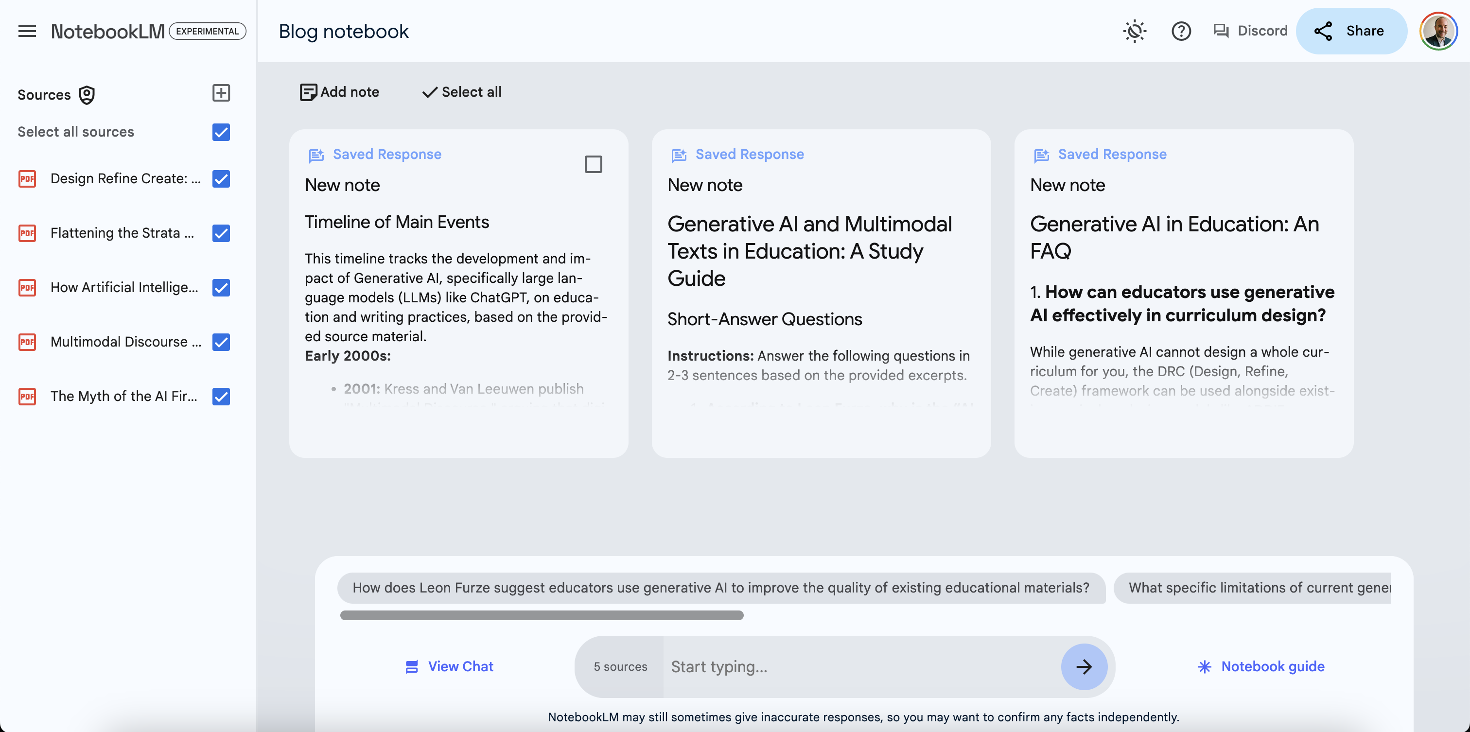Hands on with Google NotebookLM - Leon Furze
